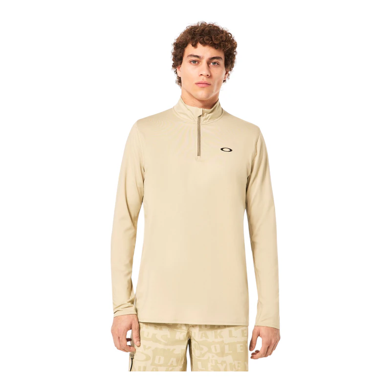 Oakley Mens Gravity Range QTR Pullover (Yellow) | Sportpursuit.com