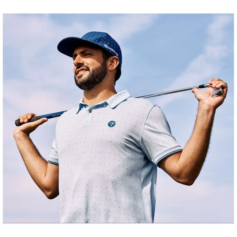 Oceantee Mens Earth Lightweight Polo Shirt (Light Blue) | Sportpursuit