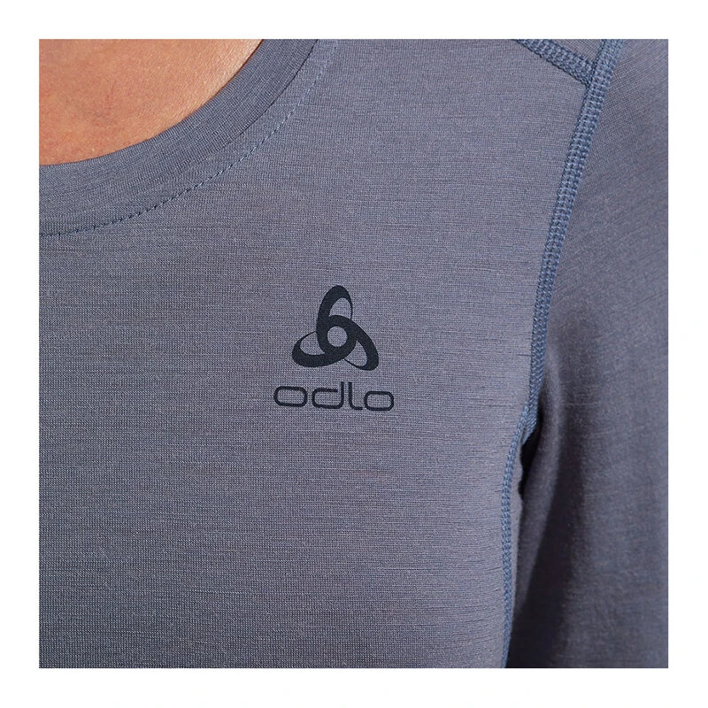 Odlo Womens Merino 200 Baselayer (Grey) | Sportpursuit.com