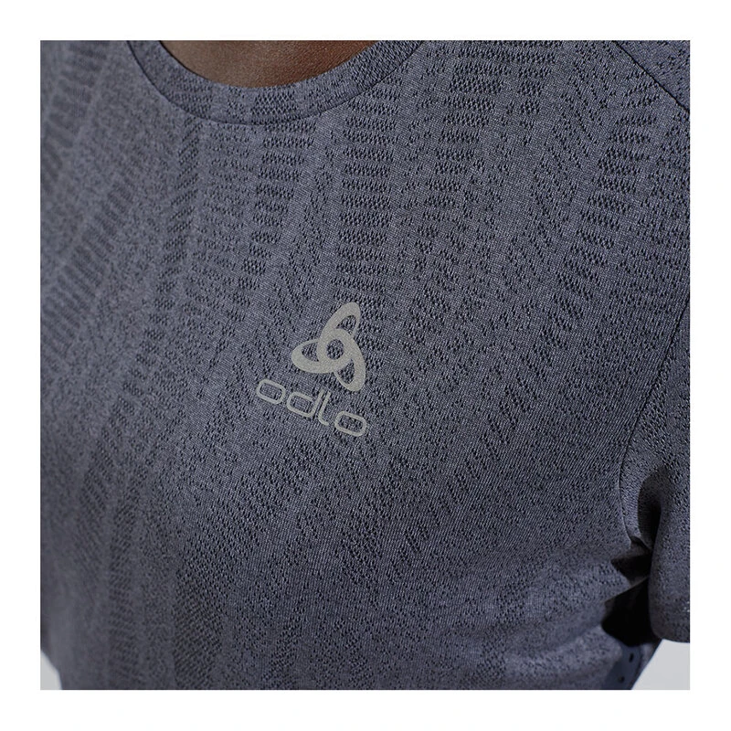 Odlo Womens Zeroweight Engineered Chill-Tec Jersey (Grey) | Sportpursu