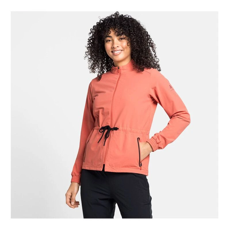 Odlo Womens Halden Jacket (Brown) | Sportpursuit.com