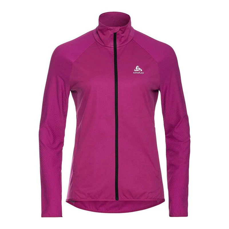 Odlo Womens Zeroweight Warm Hybrid Jacket (Purple) | Sportpursuit.com
