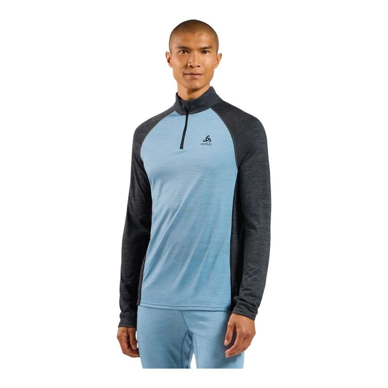 Odlo Sous-couche haut Natural Performance Pw 150 Homme (Provincial Blu