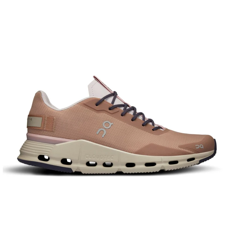On Running Womens Cloudnova Form 1 Running Shoes (Rosebrown/Orchid)