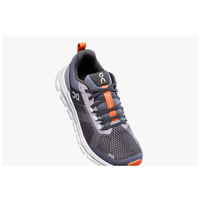 On Running Mens Cloudcore 1 Running Shoes (Iron/Lavender) | Sportpursu