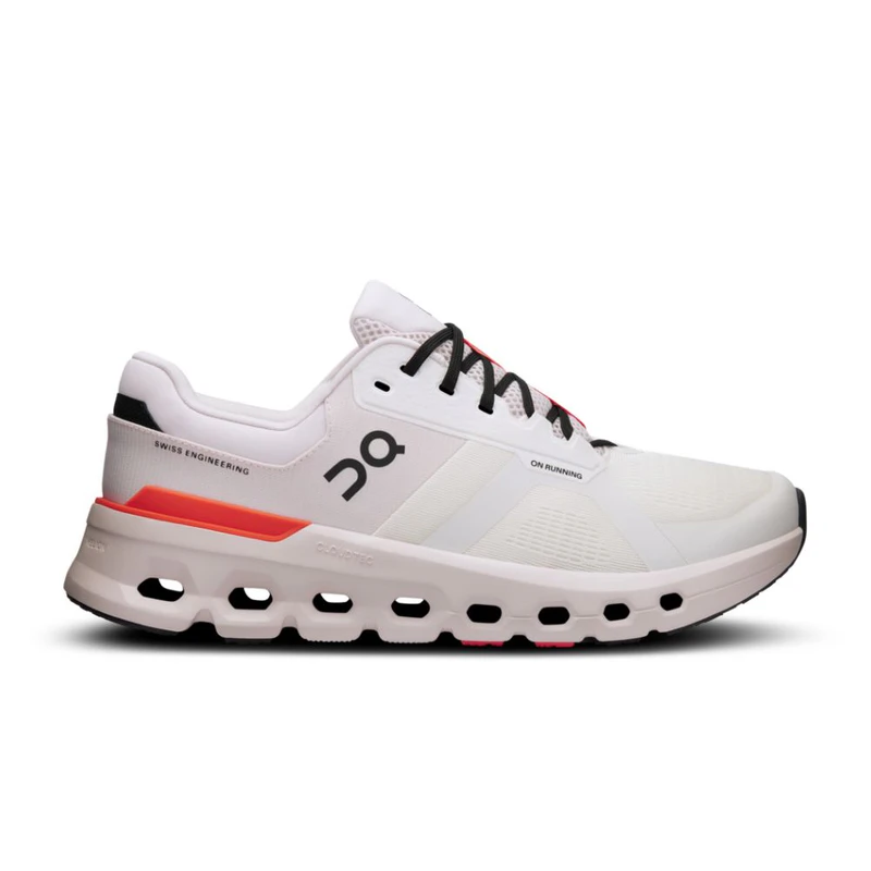 On Running Mens Cloudrunner 2 Running Shoes (White/Sand) | Sportpursui
