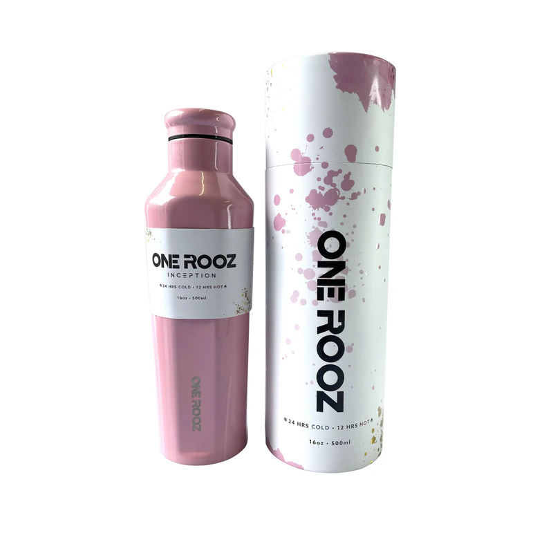 One Rooz Gloss Water Bottle (Pink) | Sportpursuit.com