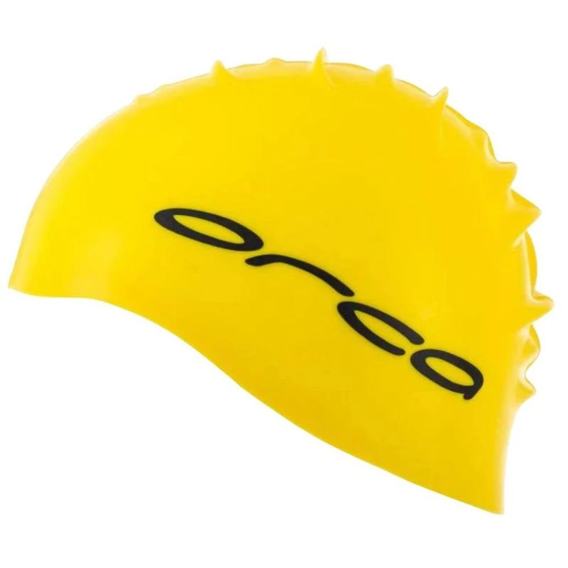Orca Swim Cap 2 Swimming Equipment (Yellow) | Sportpursuit.com