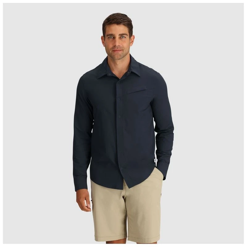 Outdoor Research Mens Astroman Shirt (Dark Navy) | Sportpursuit.com