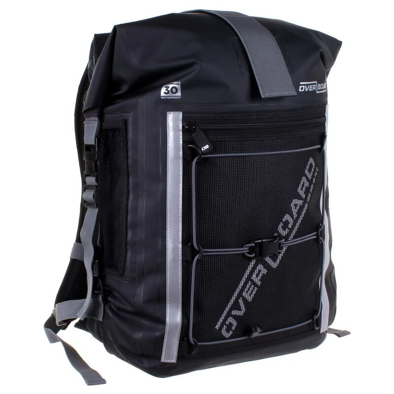 OverBoard 30L Pro Sports Waterproof Backpack (Black) | Sportpursuit.co