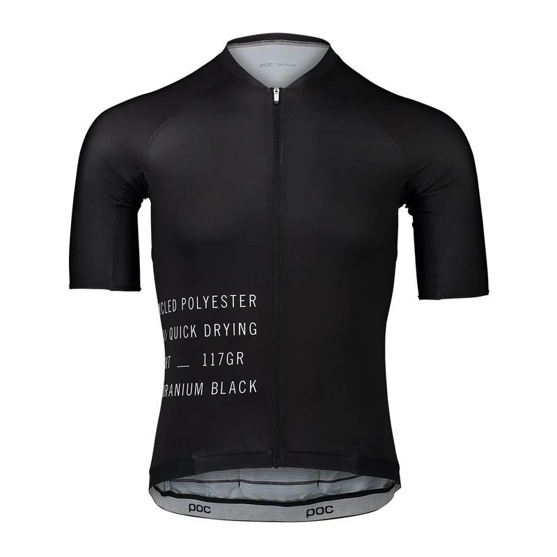 POC Mens M S Pristine Print Jersey Black Sportpursuit