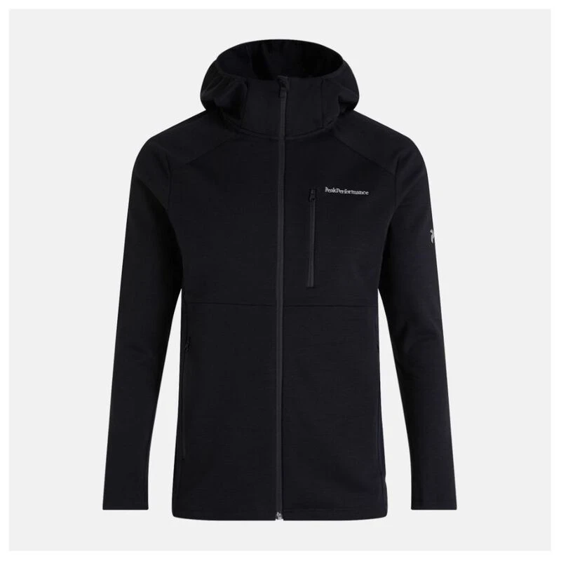 PeakPerformance Mens Vertical Jacket (Black) | Sportpursuit.com