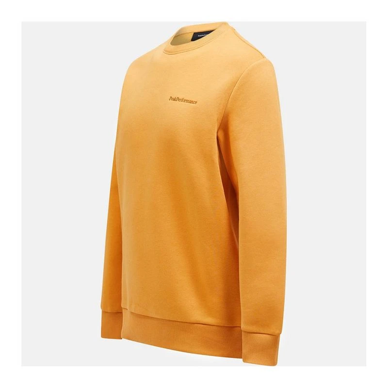 Peak Performance Mens Original Small Logo Pullover (Orange) | Sportpur