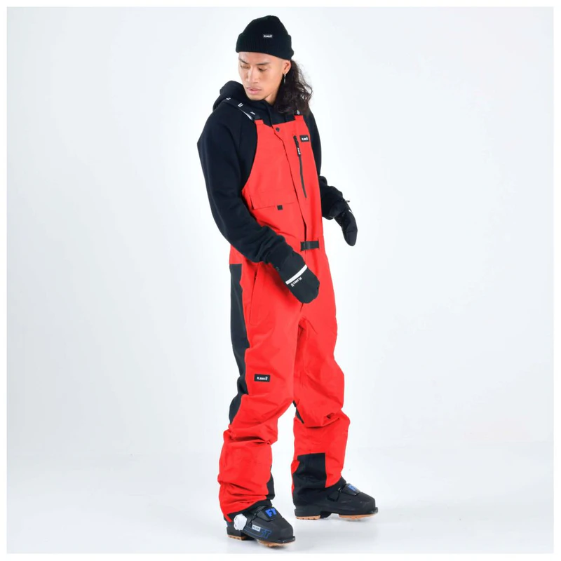 Planks Pantalon High Rider Bib Homme (Rouge) | privatesportshop.fr