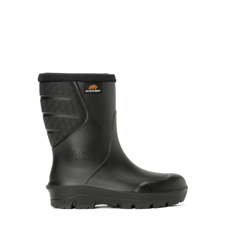 Polyver of Sweden Classic 365 Mid Rubber Boots (Black) | Sportpursuit.