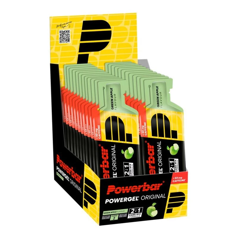 PowerBar Gel PowerGel Original 41g x24 (Green Apple) | privatesportsho