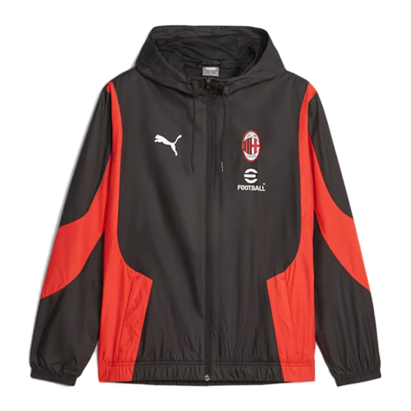 Puma Mens ACM Prem Jacket (Black/For All Time Red) | Sportpursuit.com