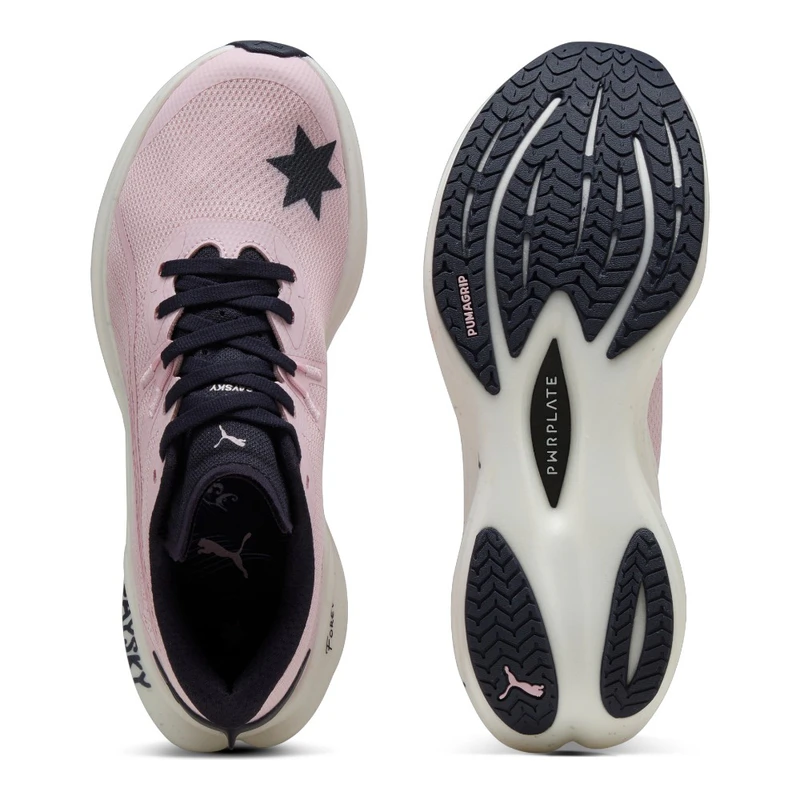 Puma Mens Deviate Nitro 3 Saysky Running Shoes (Pink) | Sportpursuit.c