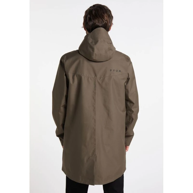 Pyua Mens Evershell Parka (Olive Green) | Sportpursuit.com