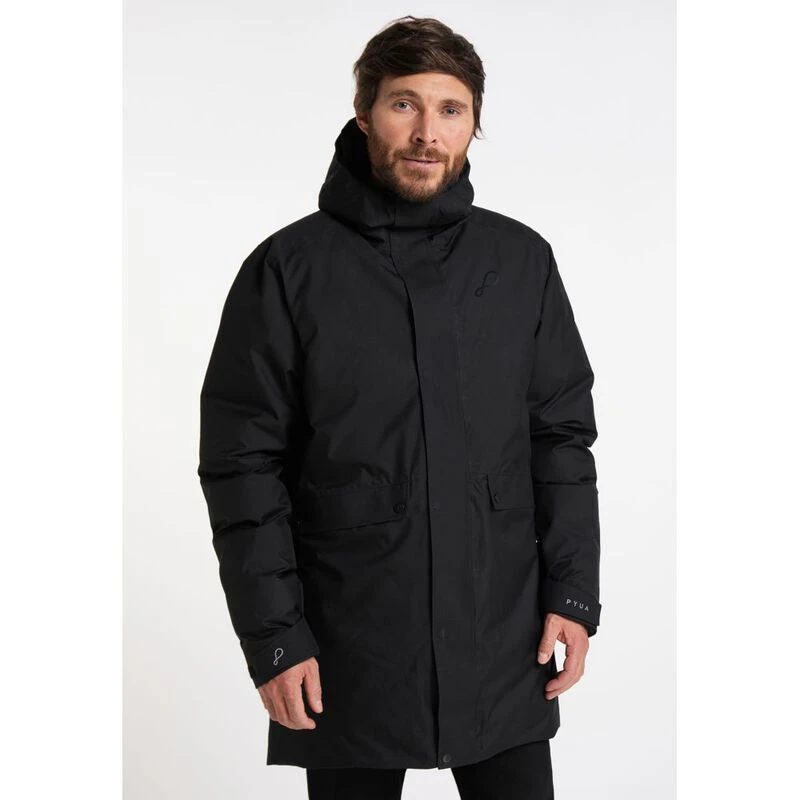 Pyua Mens Everwarm Parka (Black) | Sportpursuit.com