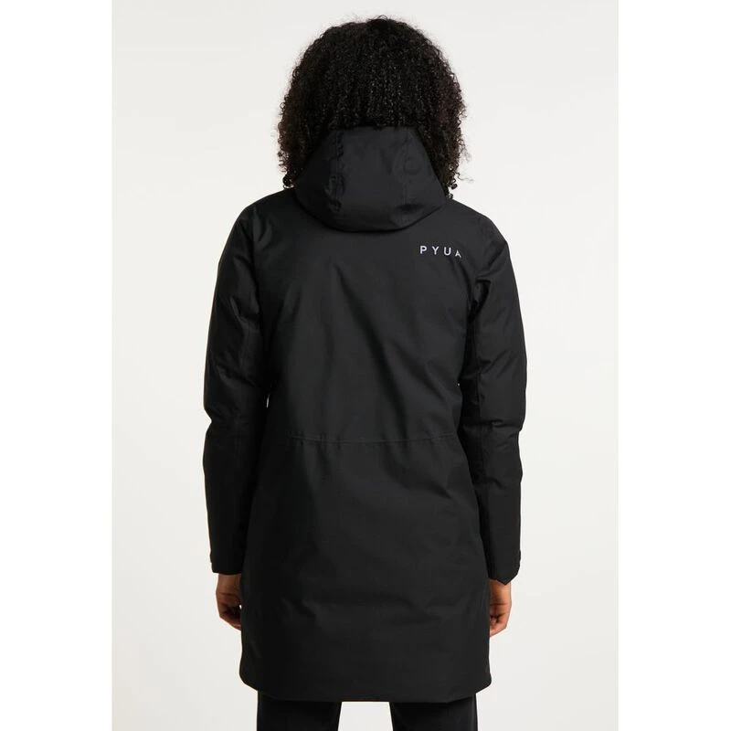Pyua Womens Everwarm Parka (Black) | Sportpursuit.com