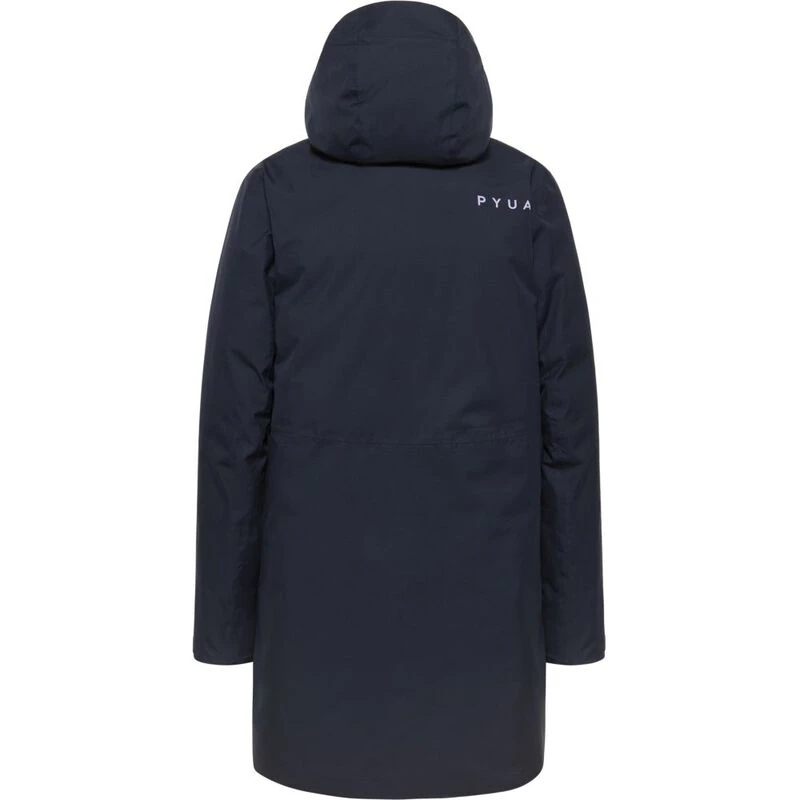 Pyua Womens Everwarm Parka (Navy) | Sportpursuit.com