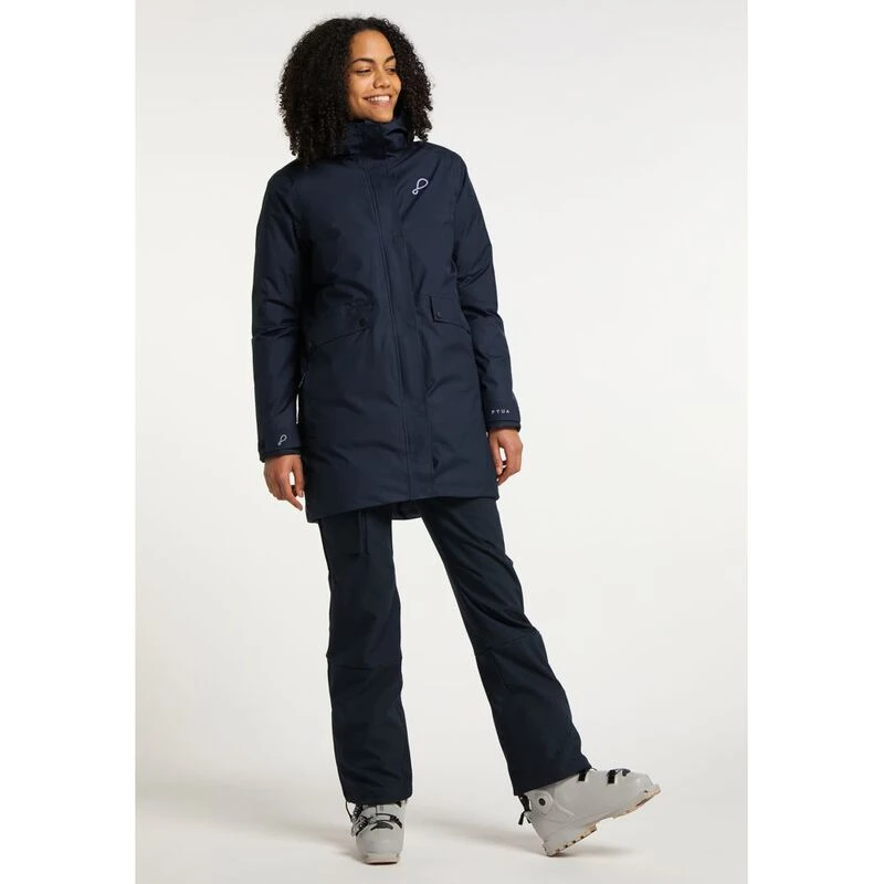 Pyua Womens Everwarm Parka (Navy) | Sportpursuit.com