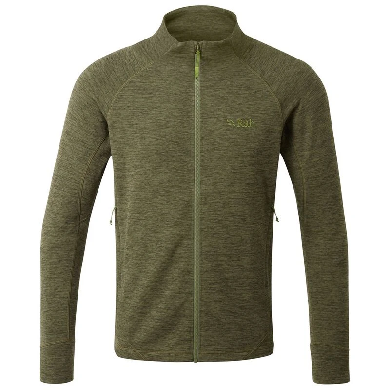 Rab Mens Nexus Full-Zip Midlayer (Army) | Sportpursuit.com