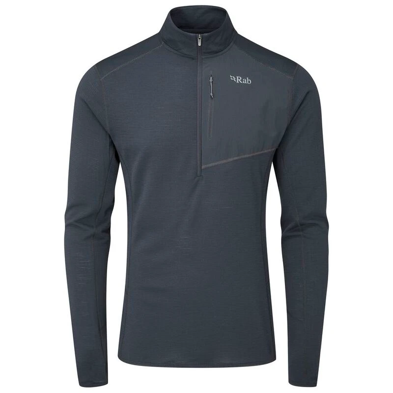 Rab Mens Syncrino Light Pullover (Beluga) | Sportpursuit.com