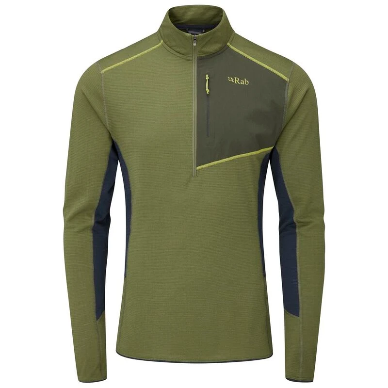 Rab Mens Syncrino Light Pullover (Chlorite Green) | Sportpursuit.com