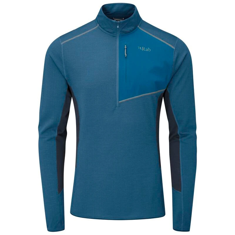 Rab Mens Syncrino Light Merino Blend Pullover (Denim) | Sportpursuit.c