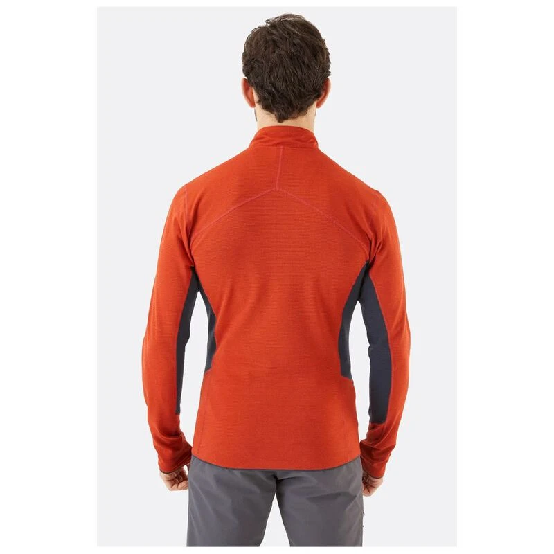Rab Mens Syncrino Light Merino Blend Pullover (Red Clay) | Sportpursui