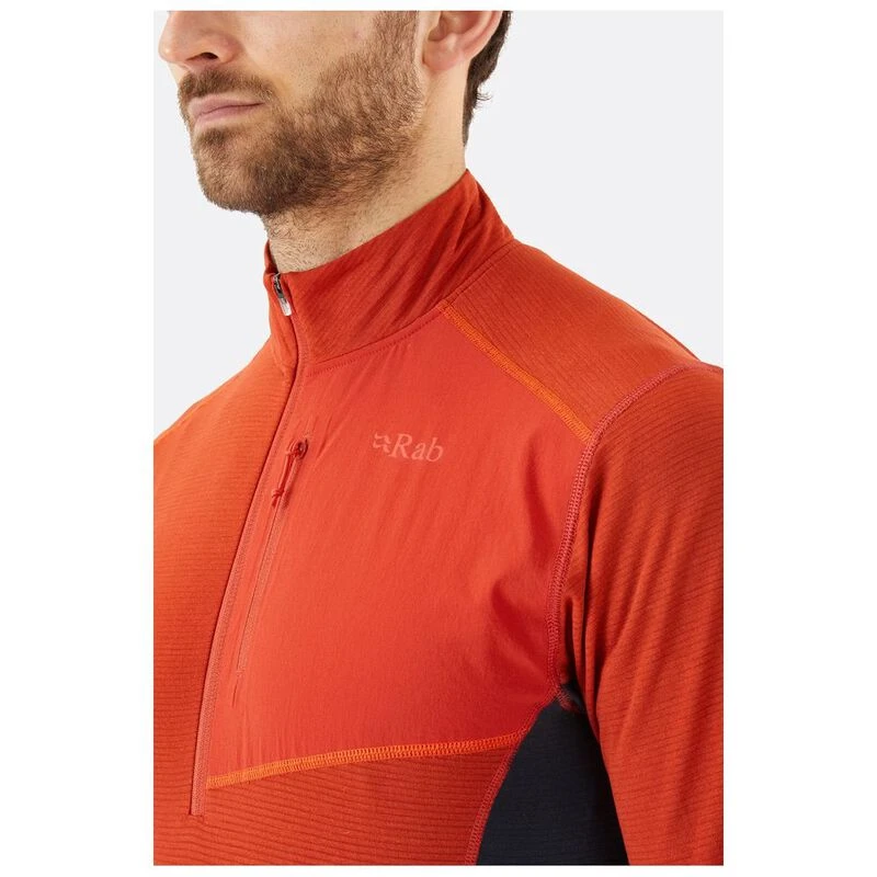 Rab Mens Syncrino Light Merino Blend Pullover (Red Clay) | Sportpursui