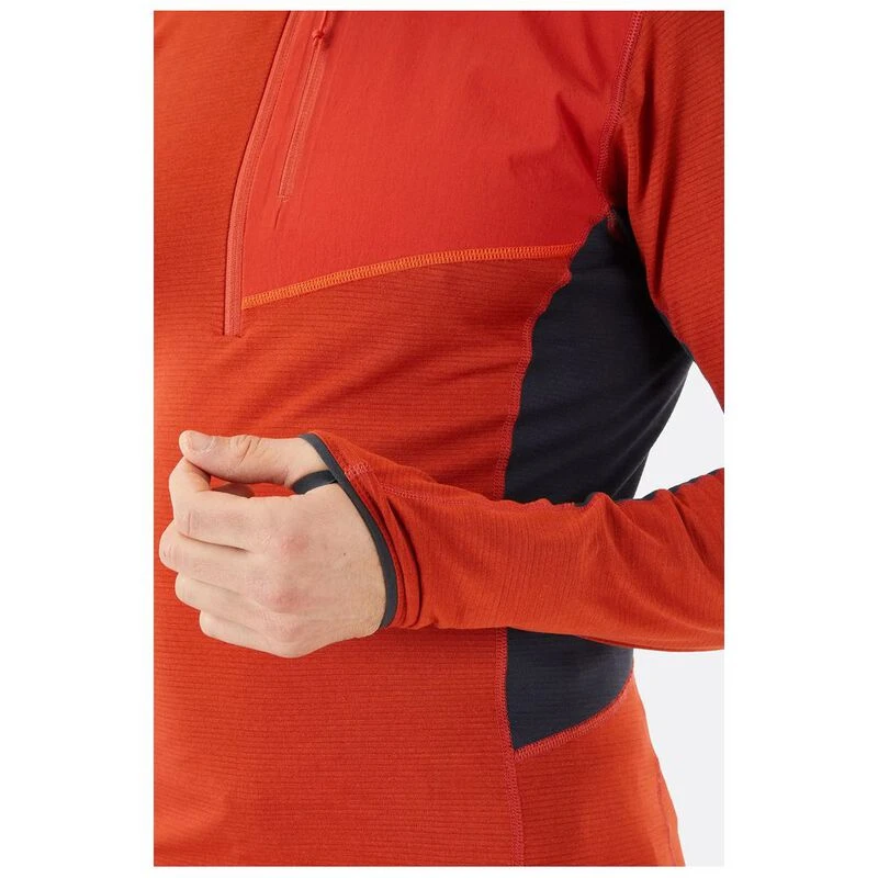 Rab Mens Syncrino Light Merino Blend Pullover (Red Clay) | Sportpursui