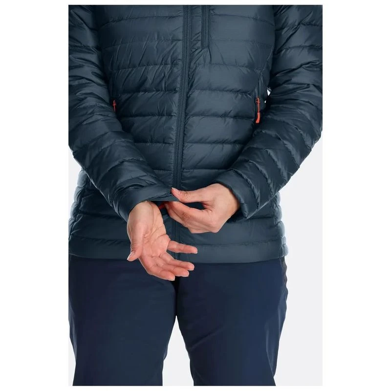 Rab Womens Microlight Alpine Long Jacket (Orion Blue) | Sportpursuit.c