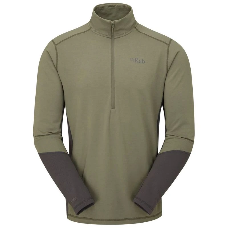 Rab Mens Conduit Pullover (Light Khaki) | Sportpursuit.com