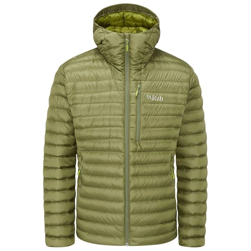 Rab Mens Microlight Alpine Jacket (Chlorite Green) | Sportpursuit.com