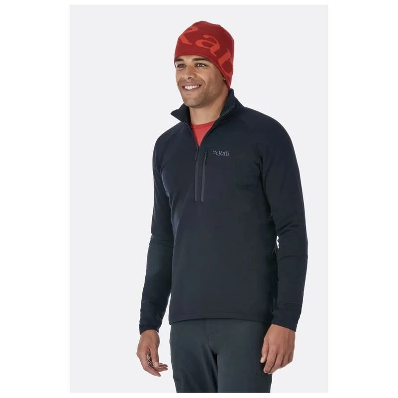 Rab Mens Power Stretch Pro Pullover (Black) | Sportpursuit.com