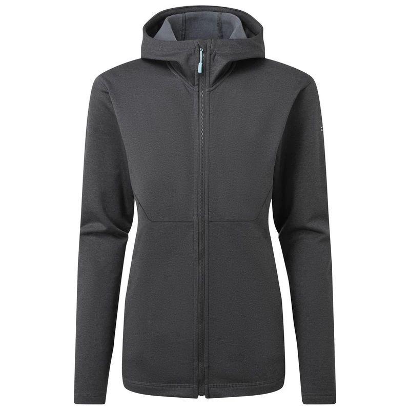 Rab Womens Geon Fleece Jacket (Black/Steel) | Sportpursuit.com