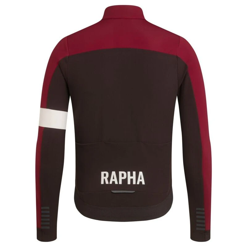 Rapha Mens Pro Team Winter Jacket (Burgundy/Black) | Sportpursuit.com