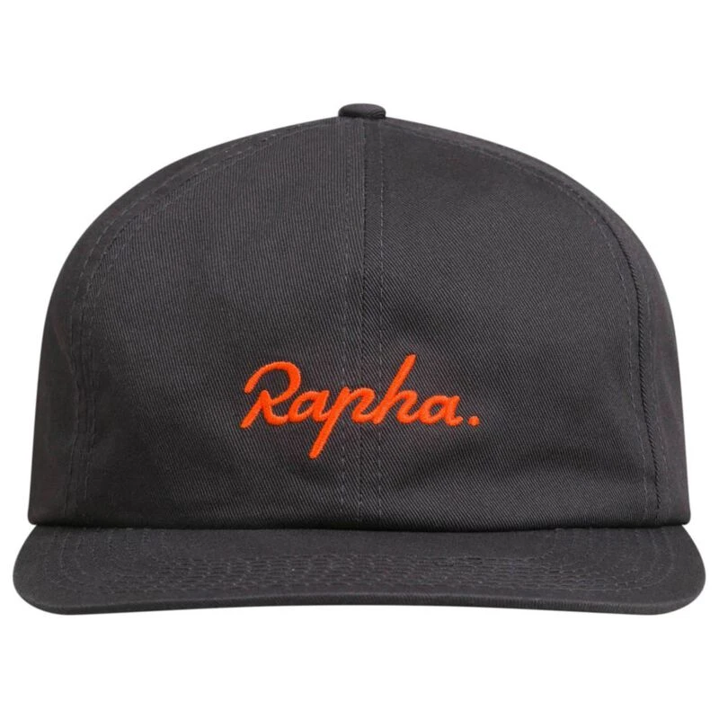 Rapha Trail 6 Panel Cap (Grey/Orange) | Sportpursuit.com