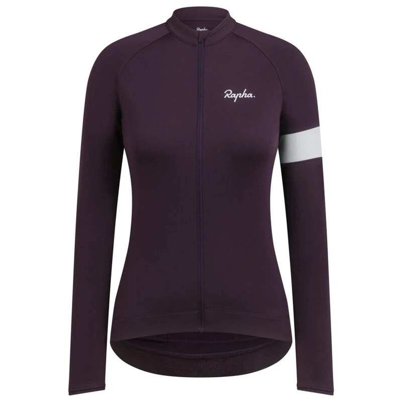 Rapha Womens Core Long Sleeve Jersey (Purple/White) | Sportpursuit.com