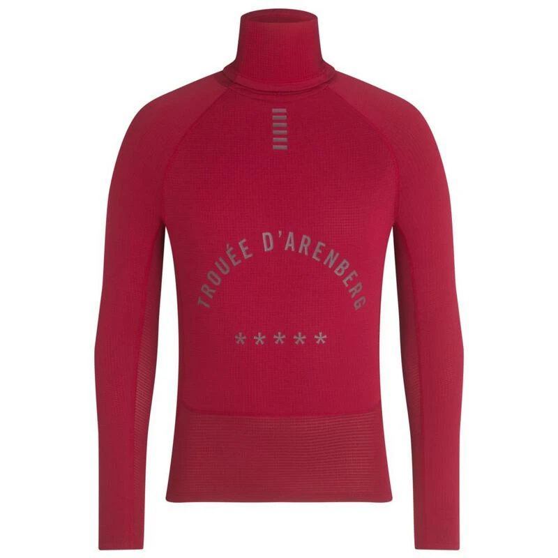 Rapha Mens Pro Team Thermal LS Baselayer (Dark Red/Burgundy) | Sportpu