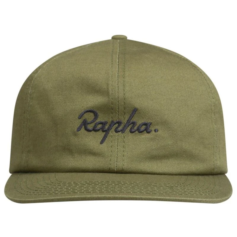 Rapha Trail 6 Panel Cap (Green/Black) | Sportpursuit.com