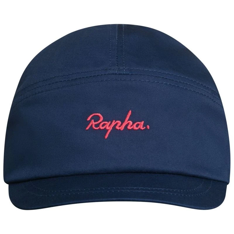 Rapha Logo Hat (Navy/Pink) | Sportpursuit.com
