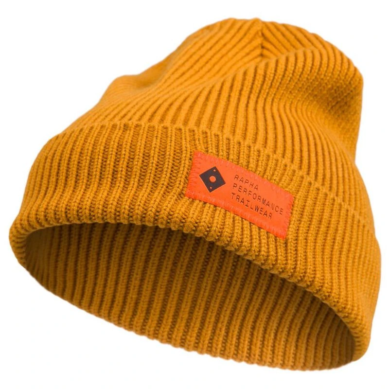 Rapha Trail Beanie (Turmeric/Black) | Sportpursuit.com