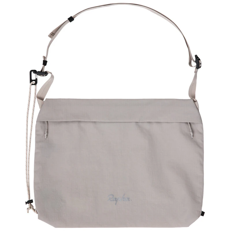 Rapha Tech Musette Messenger Bag (Stone/Silver) | Sportpursuit.com