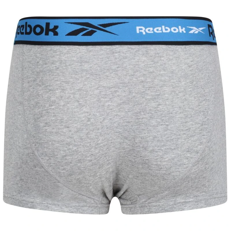 Reebok Mens Everyday Boxers (5 Pack - Black/Blue Stripe/Camo/Charcoal/