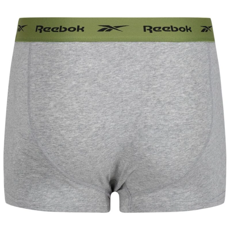 Reebok Mens Everyday Boxers (3 Pack - Black/Camo Print/Grey Marl) | Sp