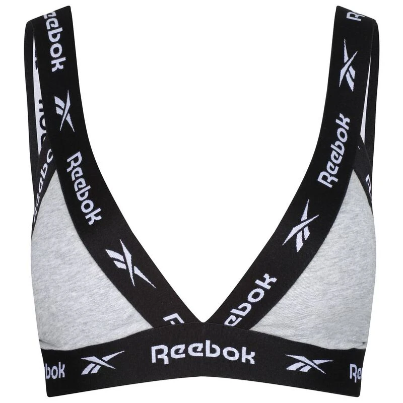 Reebok Womens Bra Sports Bras (Grey Marl) | Sportpursuit.com